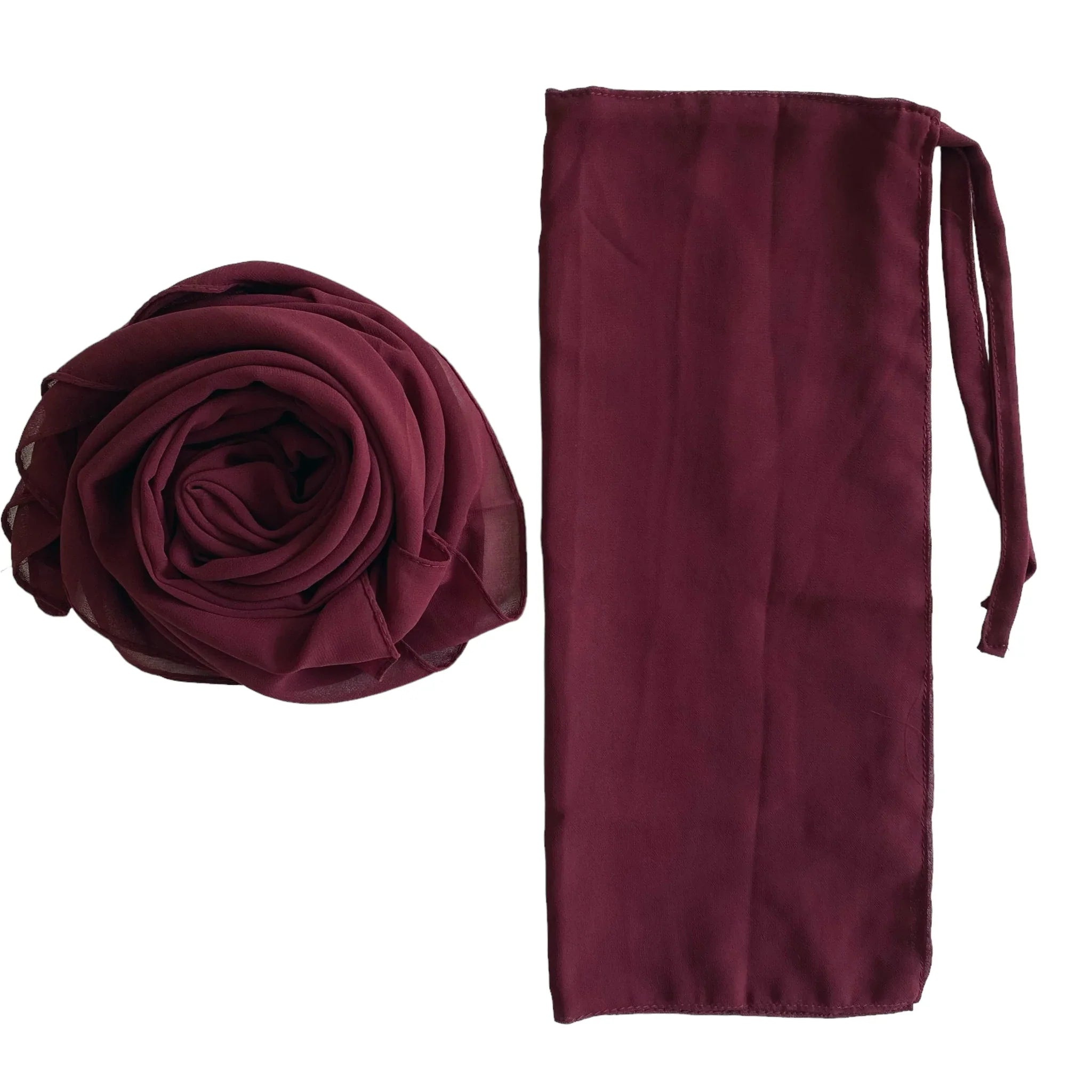 Maroon Hijab & Niqab Set – Hijabaya.pk